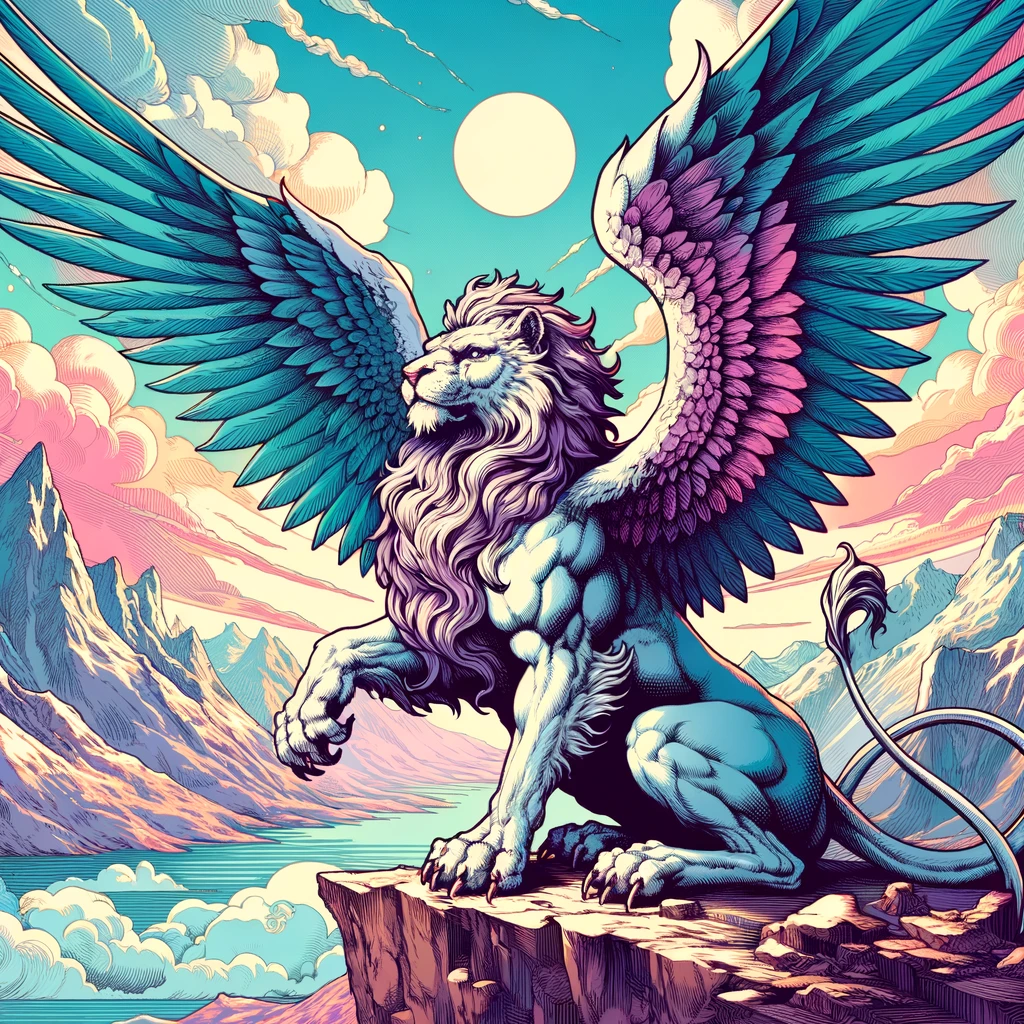 Explica por qué el grifo es un símbolo mitológico.