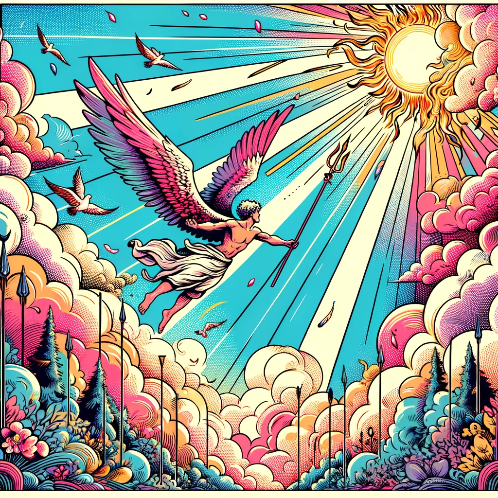 Explica por qué el mito de Ícaro advierte sobre la arrogancia humana.