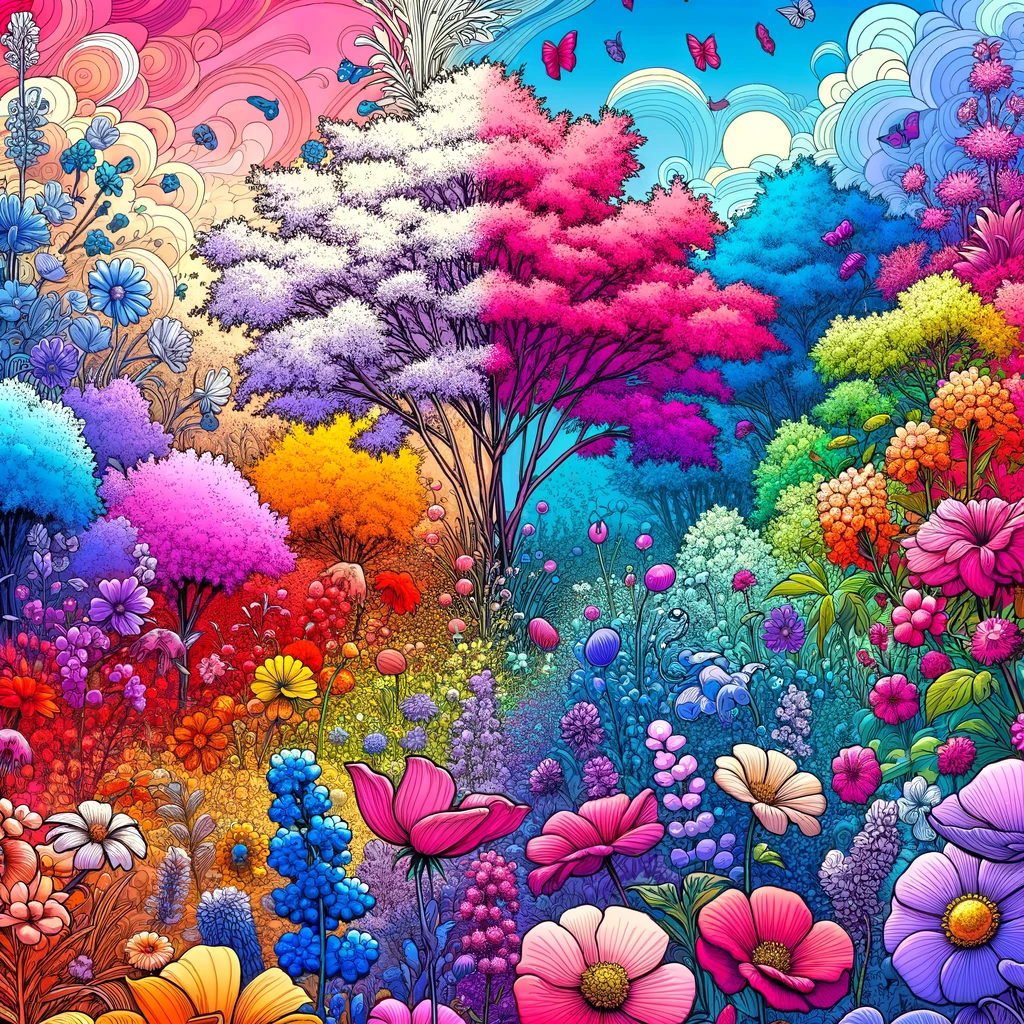 Explica por qué las flores de algunas plantas cambian de color ...