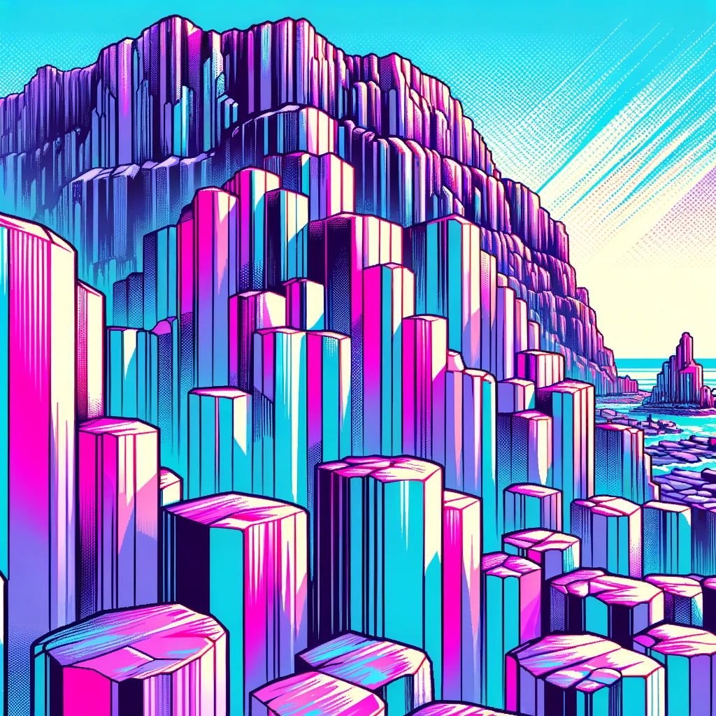 Explica por qué las formaciones rocosas en columnas tienen una ...