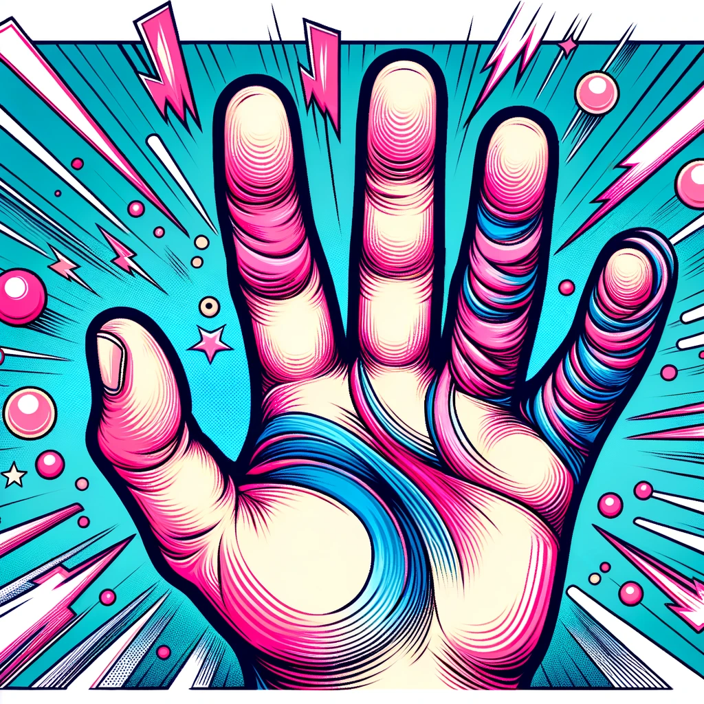 Explica por qué los dedos se hinchan.