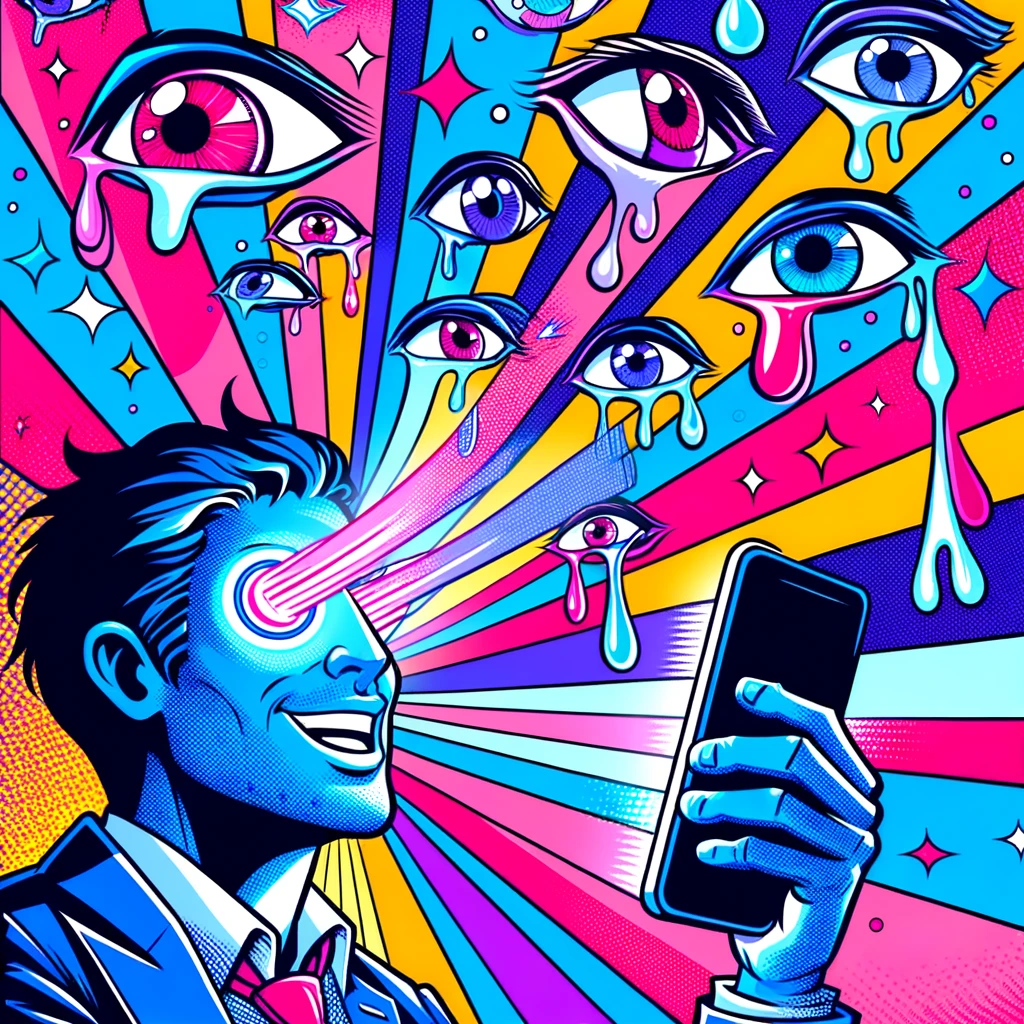 Explica por qué nuestros ojos son atraídos por las pantallas brillantes ...