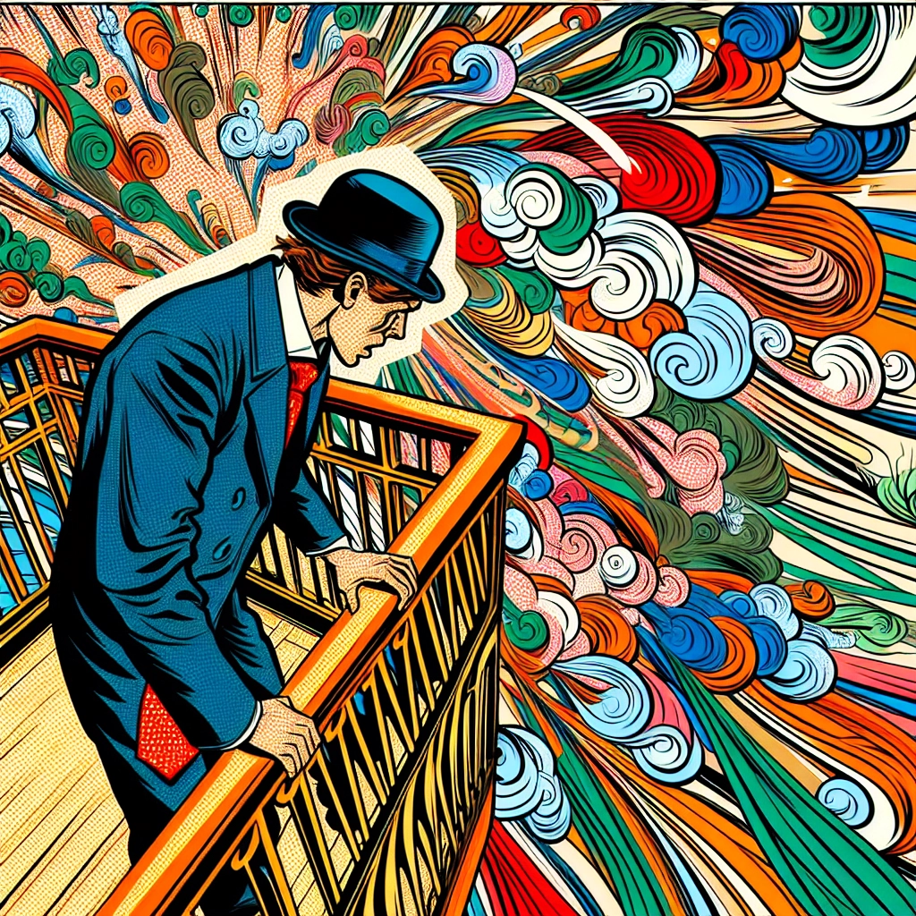 Explica por qué se siente vértigo al asomarse al borde de un balcón.