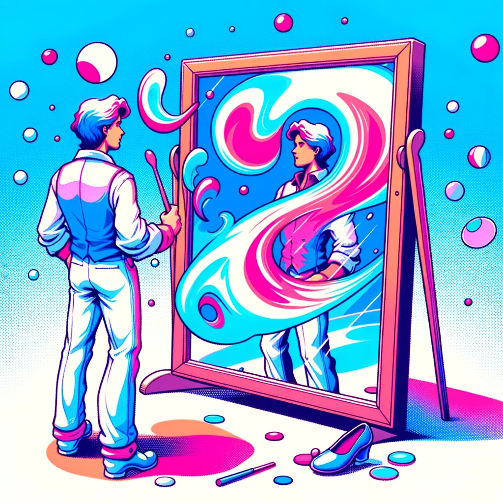 Explica por qué un espejo invierte lateralmente los objetos.